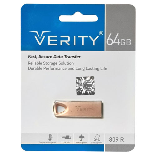 فلش 64 گیگابایت usb3 وریتی مدل V809 رزگلد – فروشگاه هزار دستان